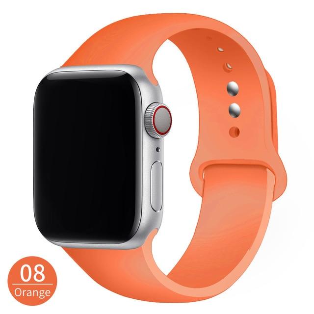 Apple Watch Silikonska Orange Narukvica 38 Mm, 40 Mm, 41 Mm