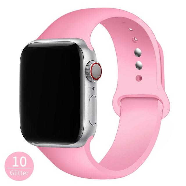 Apple Watch Silikonska Pink Narukvica 38 Mm, 40 Mm, 41 Mm