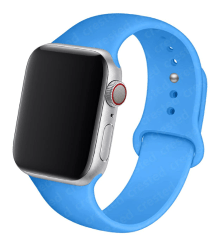 Apple Watch Silikonska Svetlo Plava Narukvica 38mm, 40mm, 42 Mm, 44 Mm