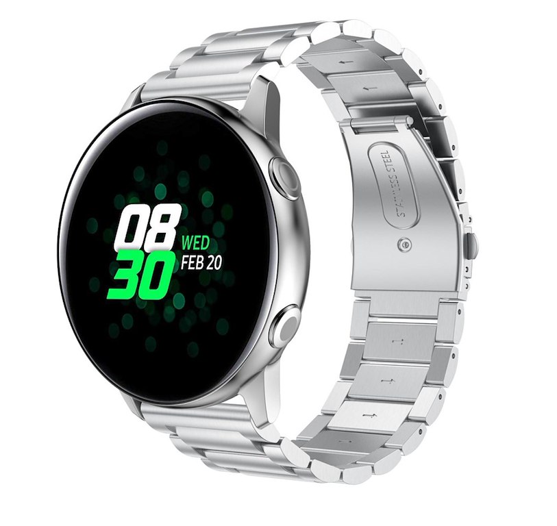 Metalna Narukvica Silver 20 Mm Samsung Watch 42 Mm, Huawei Watch 42 Mm, Amazfit Gts, Active 1/2