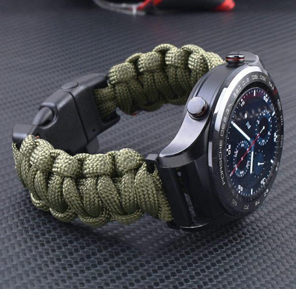 Military Zelena Pletena Narukvica 22 Mm Samsung Watch, Huawei Watch, Amazfit Watch