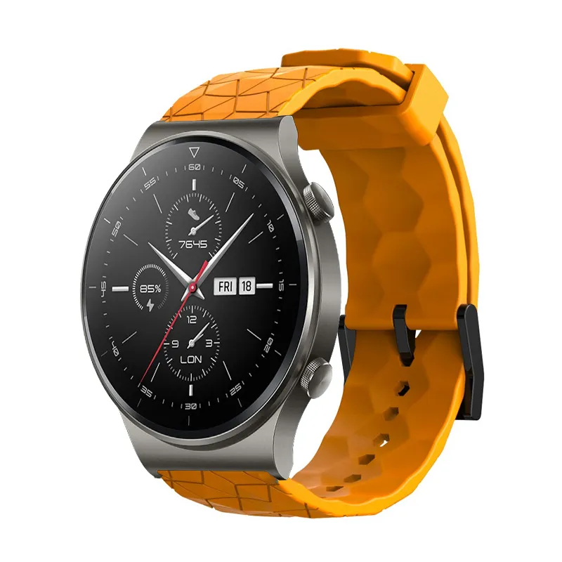 Narandzasta Silikonska Narukvica 22 Mm Huawei Watch GT/GT 2 Pro/GT3/GT 3 Pro/Huwei Watch 3