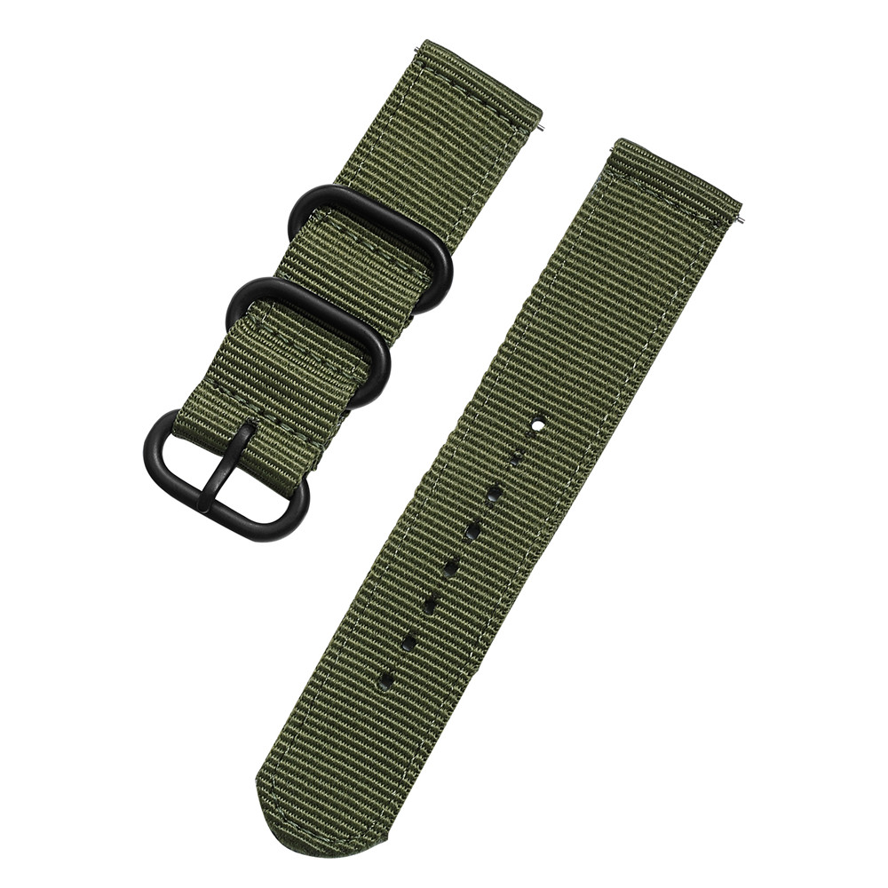 Zelena platnena narukvica 20 mm Samsung watch, Huawei Watch, Amazfit Watch