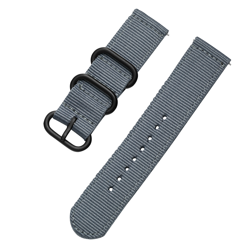 Siva platnena narukvica 20 mm Samsung watch, Huawei Watch, Amazfit Watch