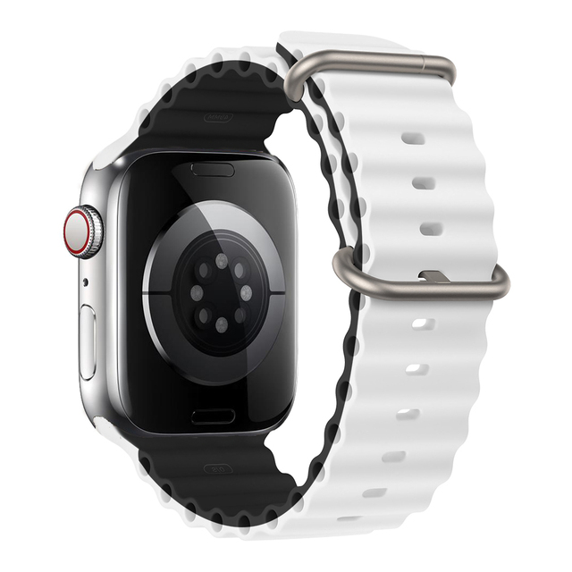 Apple watch silikonska bela narukvica 38 mm, 40 mm, 41 mm