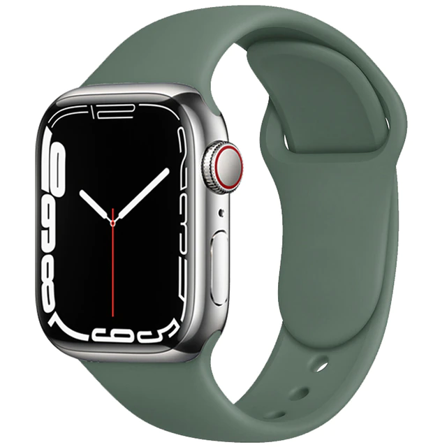 Apple watch silikonska dark green narukvica 38 mm, 40 mm, 41 mm