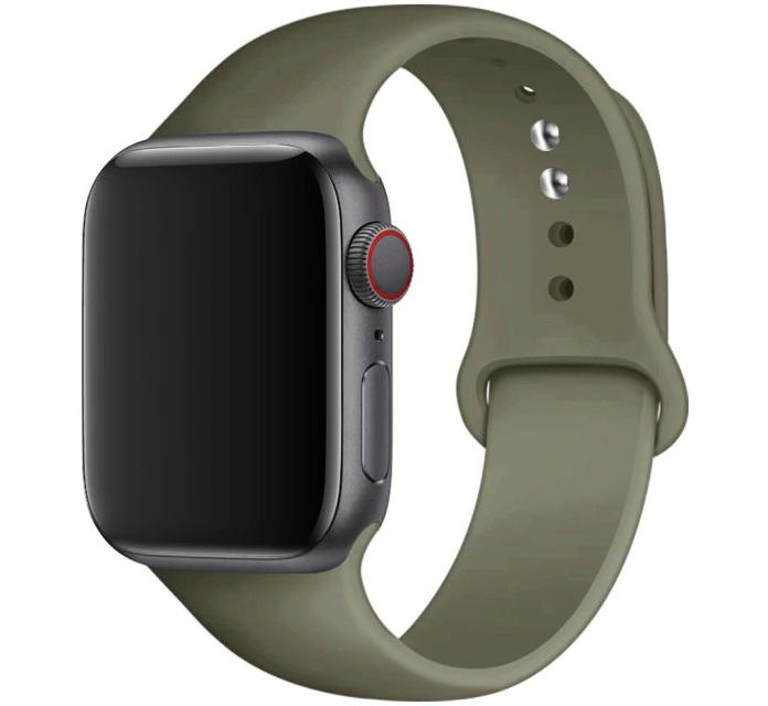 Apple watch silikonska siva (khaki) narukvica 38 mm, 40 mm, 41 mm