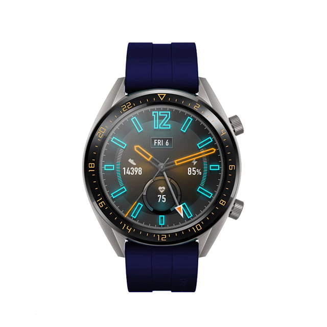 Plava silikonska narukvica 22 mm Huawei Watch GT/GT 2 Pro/GT3/GT 3 pro/Huwei Watch 3