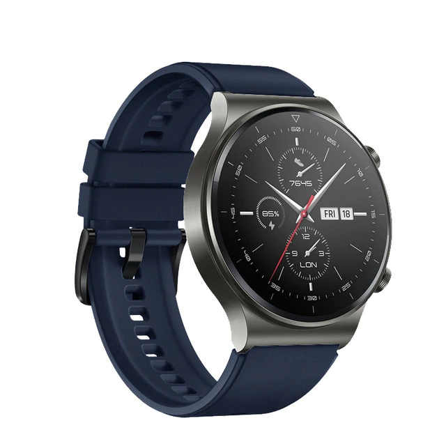 Tamno plava silikonska narukvica 22 mm Huawei Watch GT/GT 2 Pro/GT3/GT 3 pro/Huwei Watch 3