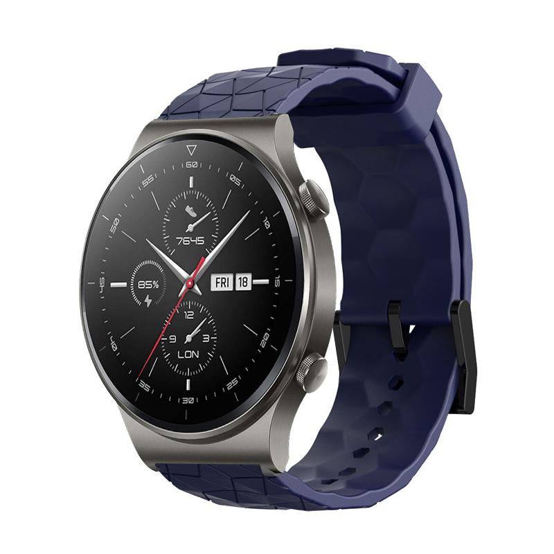 Tamno Plava Silikonska Narukvica 22 Mm Huawei Watch GT/GT 2 Pro/GT3/GT 3 Pro/Huwei Watch 3