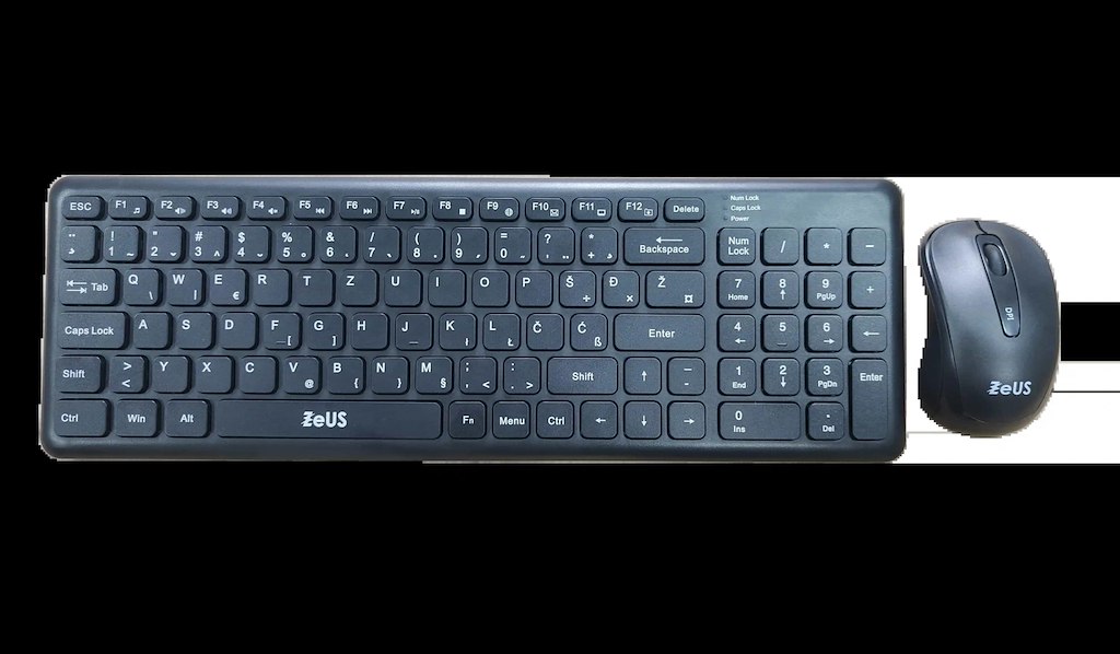 Bežična tastatura + miš Zeus Z300 Srb