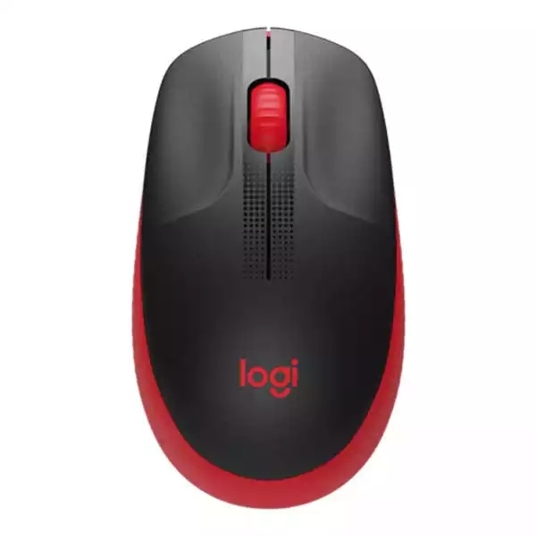 Bežični miš Logitech M190 1000dpi, crveni