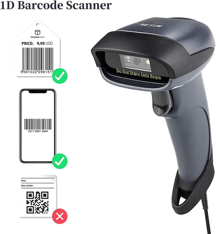 Barcode citac NETUM NT-M3, 1D, USB