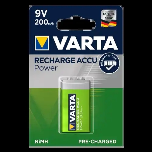 Punjiva baterija Varta 9V 200mAh