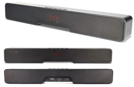 Bluetooth speaker soundbar Microlab Onebar02 LED 2x15W/USB/HDMI/AUX/Optical/Coaxial Crni