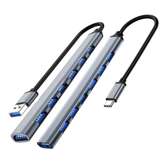 7 port USB hub USB3.0 na 6xUSB2.0 + 1xUSB3.0