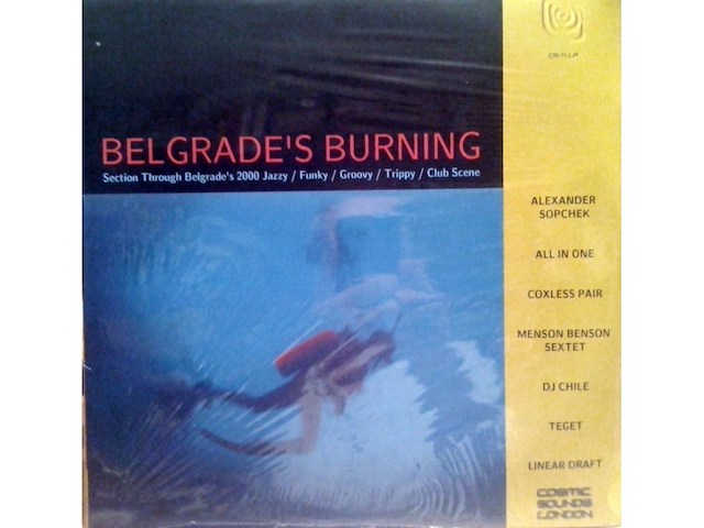 BELGRADE`S  BURNING - ALEXANDER SOPCHEK. LP u Foliji