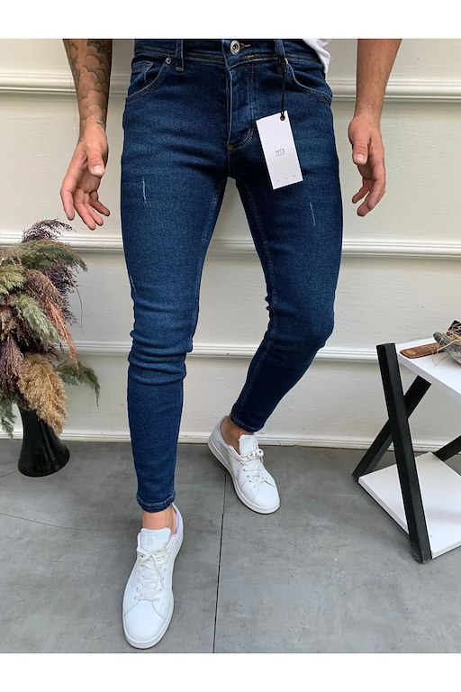 Muške Farmerke Skinny Fit – Plave Boje