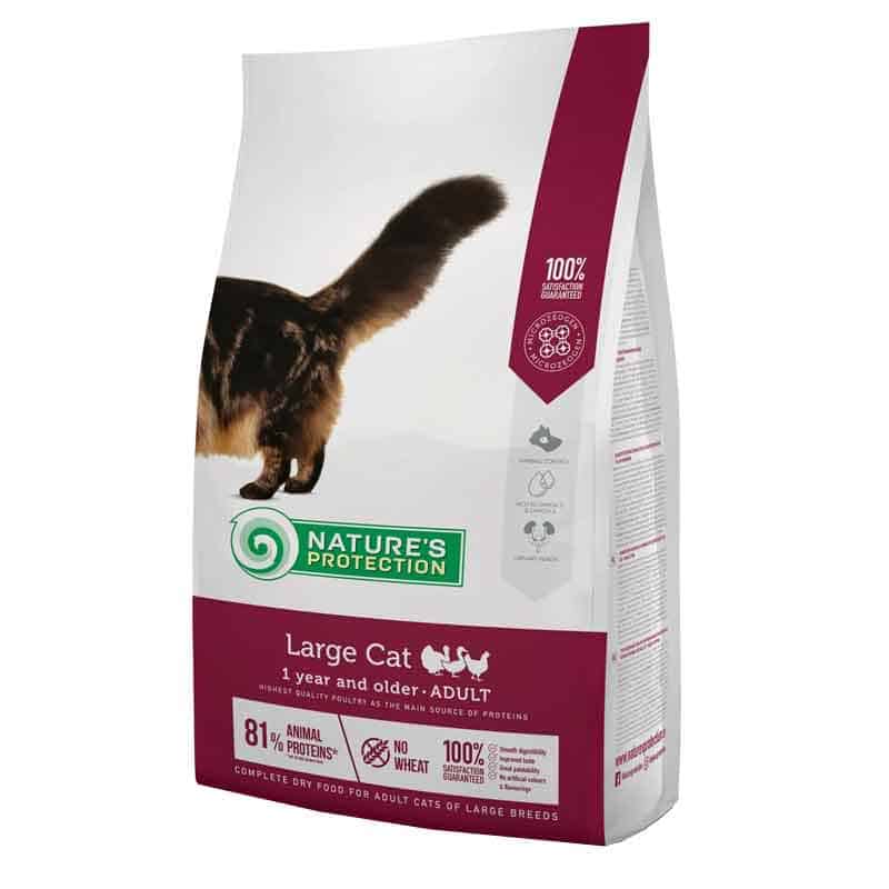 Nature's Protection Hrana za odrasle mačke velikih rasa Adult Large Cat, 2 kg