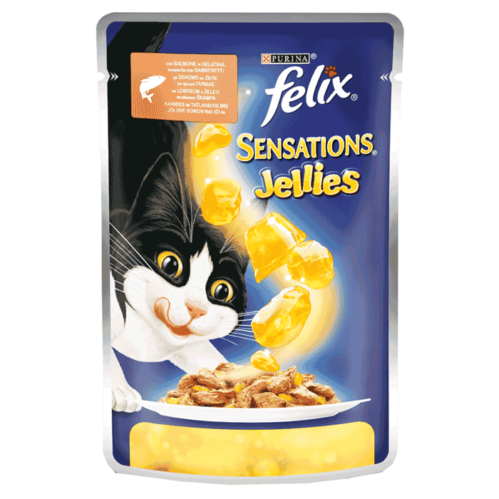 Felix Sensations Losos i Škampi, 85 g