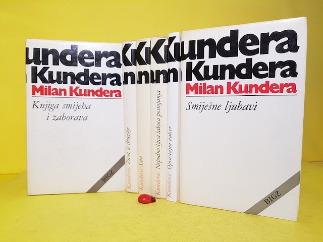 Milan Kundera IZABRANA DELA BIGZ I - VI ODLIČNO OČUVANO