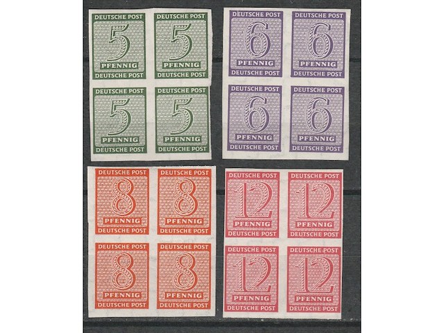 Soviet Occupation of West Saxony - 1945 - MNH