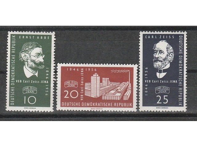 DDR - 1956 - Carl Zeiss Company - MNH