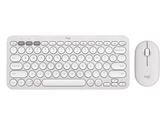 LOGITECH Tastatura i miš Pebble2 Combo US/ bela