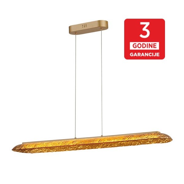 LED visilica M10949 28W 3000K zlatna