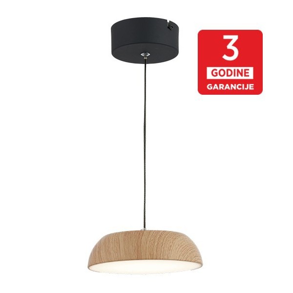 LED visilica M10942 8W 3000K boja svetlog drveta