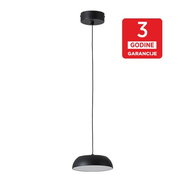 LED visilica M10940 8W 3000K peščano crna