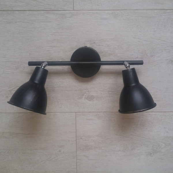 Spot lampa 2xGU10 M150420 crna-braon