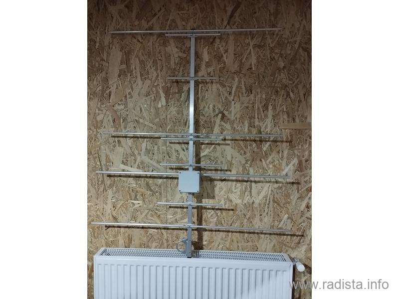 4+5 el yagi, za VHF i UHF, sa jednim kablom