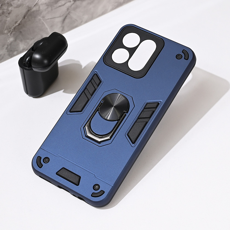 Zastitna maska (futrola) Hard Ring - Huawei Honor 200 Smart/Honor X7c tamno plava