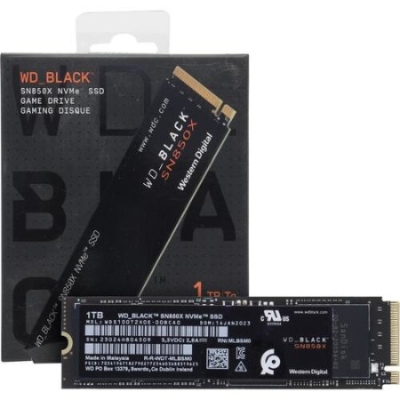 SSD 1TB Western Digital Black SN850x NVMe, WDS100T2X0E, Gen4 x4, M.2 2280, 7300/6300 MB/s