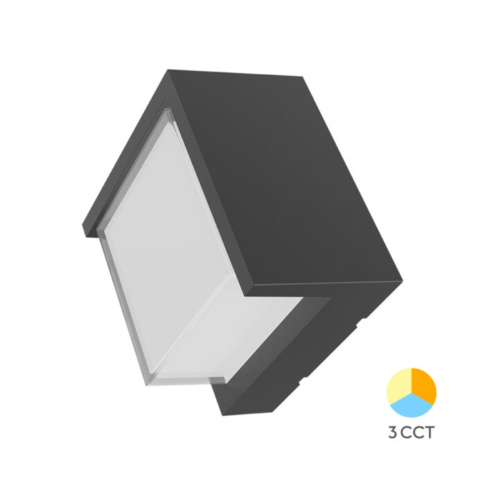 Zidna lampa WALLS-G1 kvadrat 15W 3u1