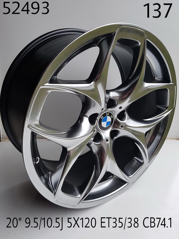 20 alufelne bmw x5,x6/5x120/9,5*10,5 jota/et 35,38/cb 74,1