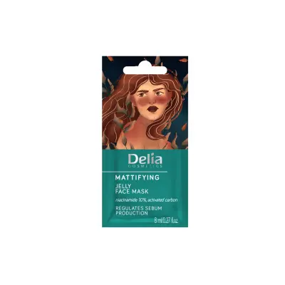 DELIA Gel maska za matiranje lica 8ml