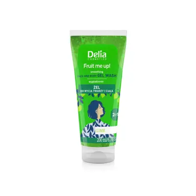 DELIA Gel za umivanje lica i tela - Limeta 200ml