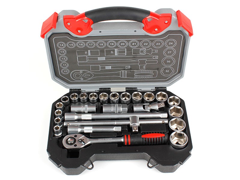 Ključ nasadni sa račnom 1/2″ set 25 kom