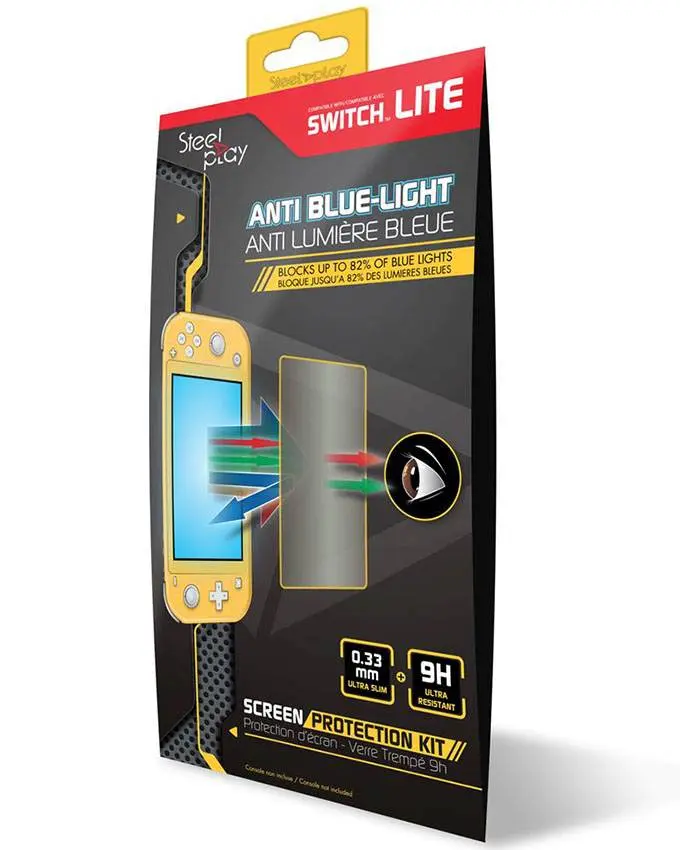 STEELPLAY Zastitno staklo za Nintendo switch Lite konzolu 9H Anti Blue Light Glass