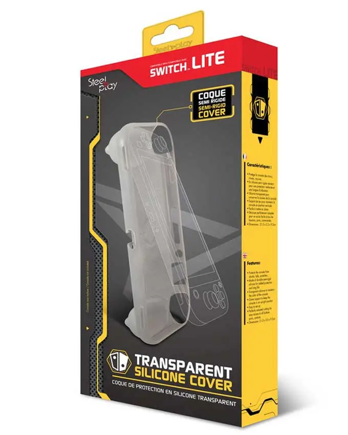 STEELPLAY Zaštitna guma za Nintendo switch LIte konzolu Transparent Protective cover, Svetlosiva