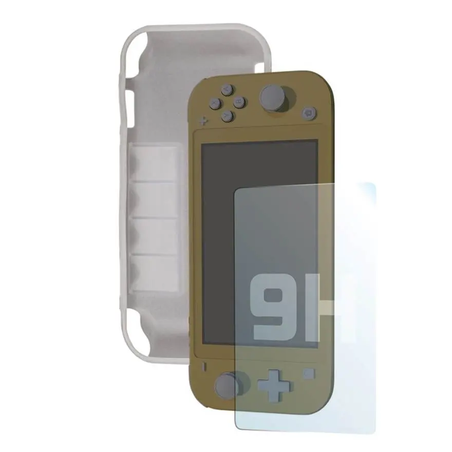 STEELPLAY Zaštitni set za Nintendo switch Lite konzolu guma i folija Protection kit, Svetlosivi