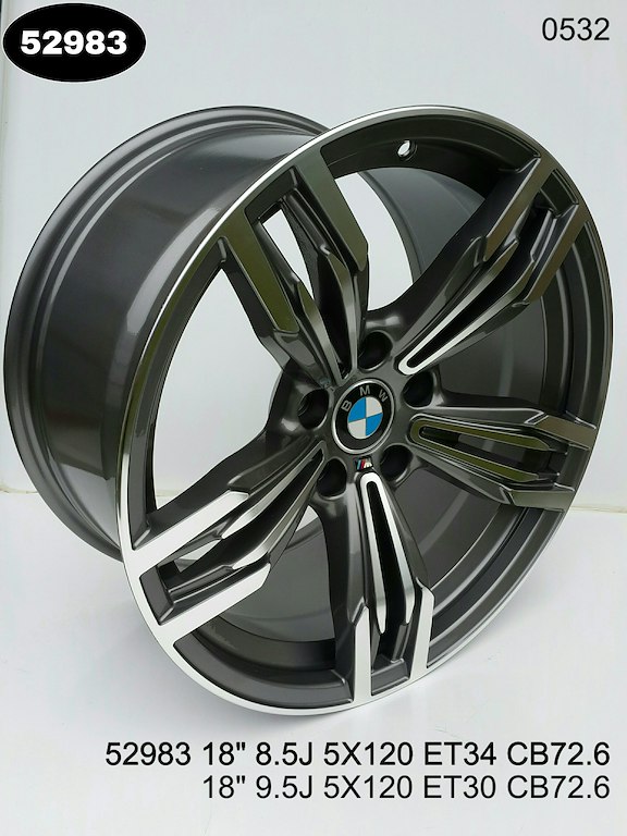 18 alufelne bmw 5x120/8.5,9.5jota/et 34.30/cb72.6 uze,sire