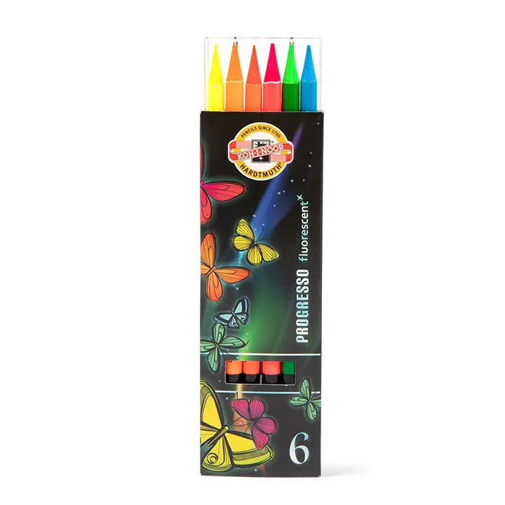 ARTMIE Set fluorescentnih bojica, 6 komada