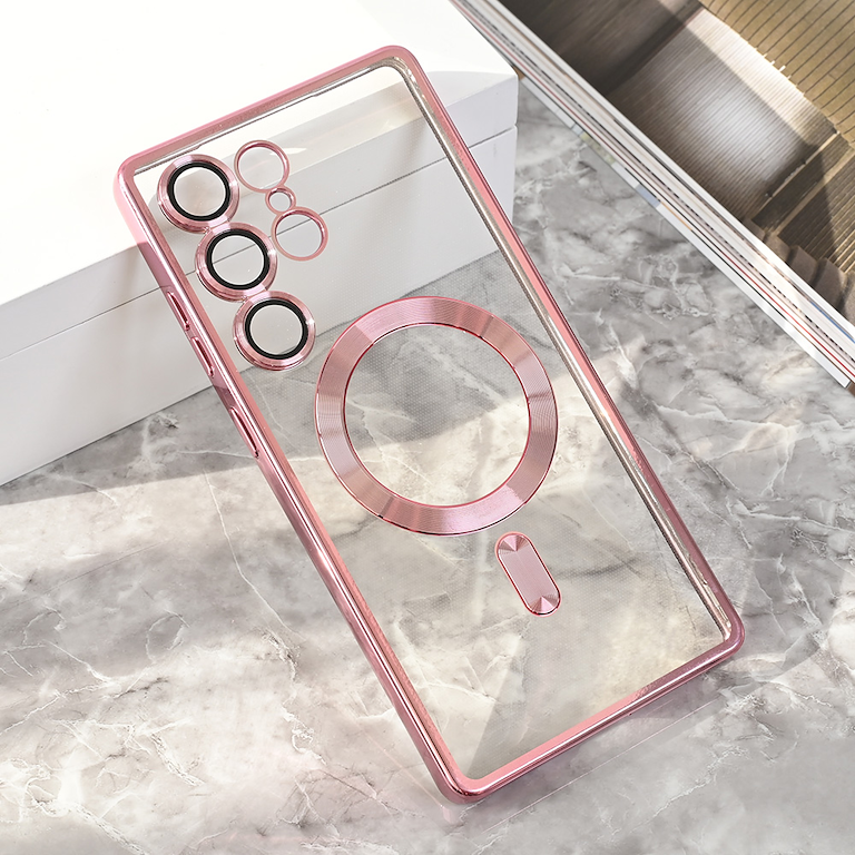 Zastitna maska (futrola) Magsafe Lux - Samsung S938 Galaxy S25 Ultra roze