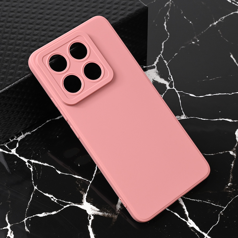 Zastitna maska (futrola) Teracell Giulietta - Xiaomi 14T mat tamno roze