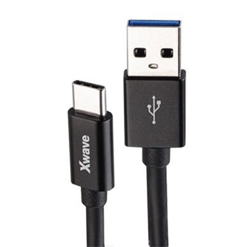 XWAVE KABL USB TYPE C 3A 1.2M CRNI