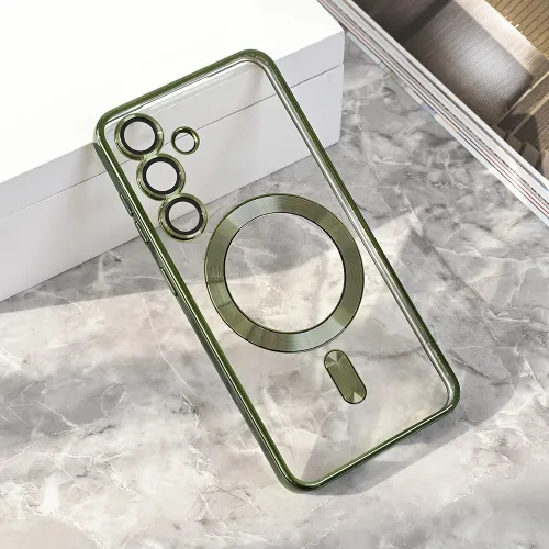 Futrola - maska Magsafe Lux za Samsung S931 Galaxy S25 zelena
