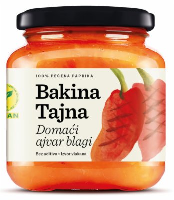 AJVAR BLAGI DOMAĆI BAKINA TAJNA 550G
AJVAR BLAGI DOMAĆI BAKINA TAJNA 550G